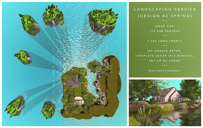Second Life Marketplace - [F] Landscape 2 - Daffodil Lane - SPRING (1/4 ...